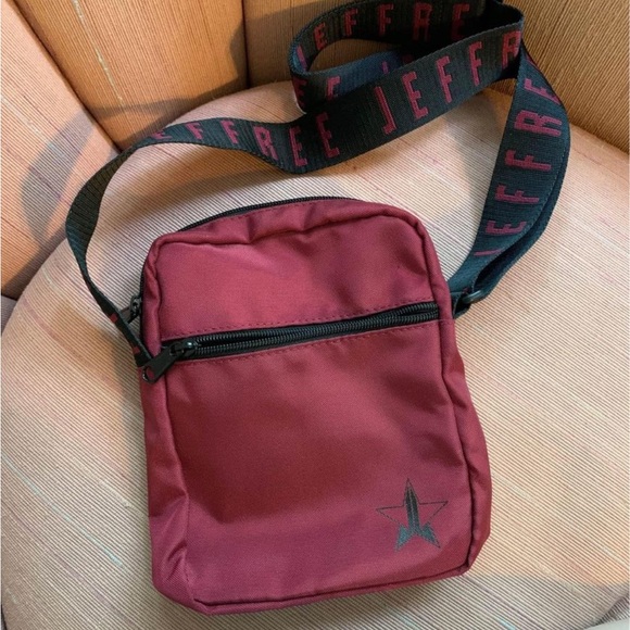 Jeffree Star | Bags | Jeffree Star Cosmetics Burgundy Side Bag Limited ...